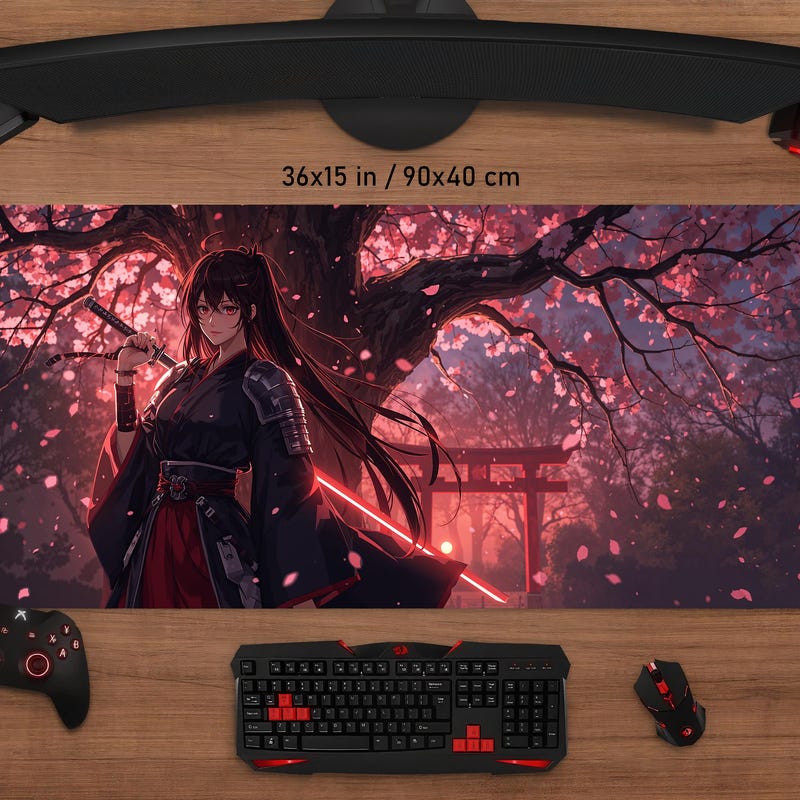 Anime Mouse Pad Girl - Etsy