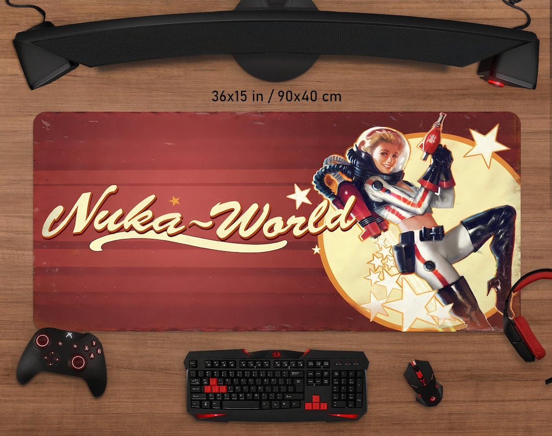 Nuka Cola Desk Mat: Personalized Gaming Mouse Pad - Etsy