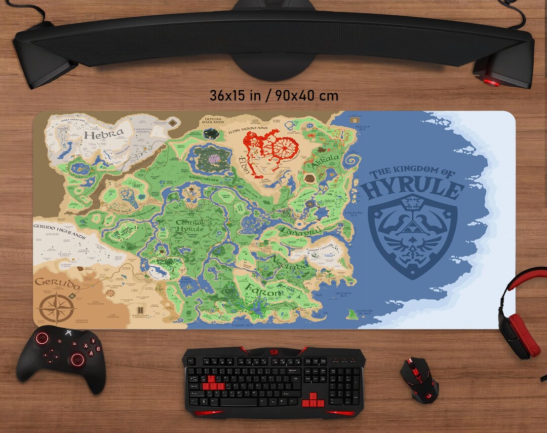 Legend of Zelda Desk Mat: Personalized Gaming Mouse Pad - Etsy Canada