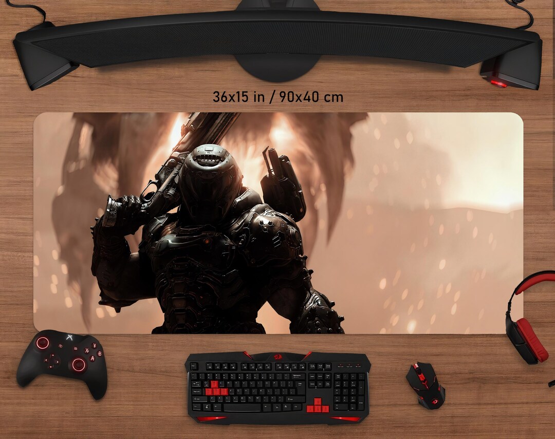 Doom Eternal Mouse Pad • Personalized Printing • Gaming Mouse Pad ...