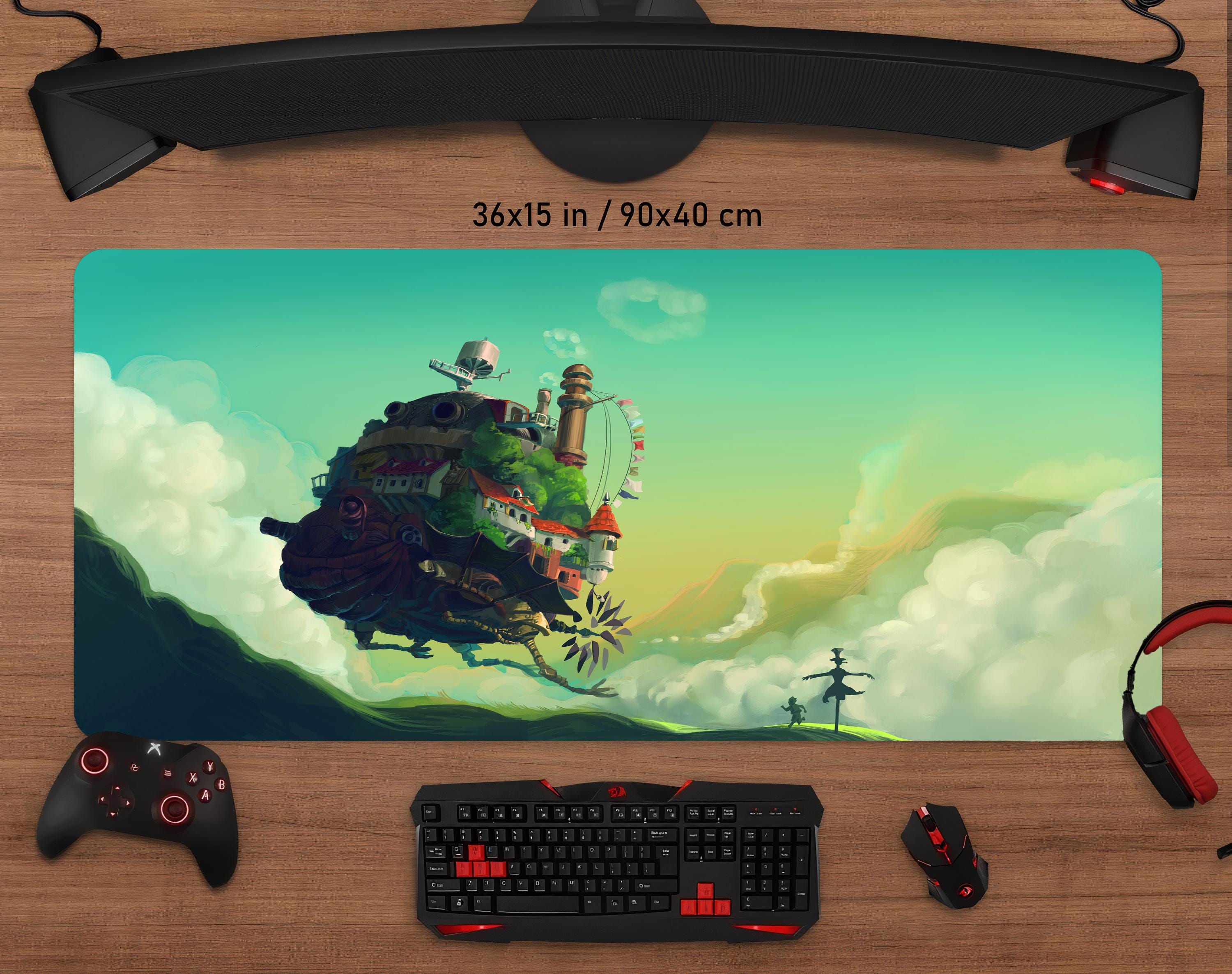 Howl's Moving Castle Mouse Pad • Personalized Printing • Gaming Mouse ...