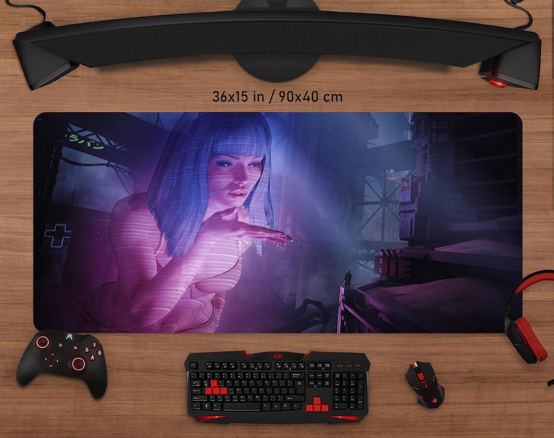 Blade Runner Gaming Desk Mat: Personalized Anime Mousepad - Etsy