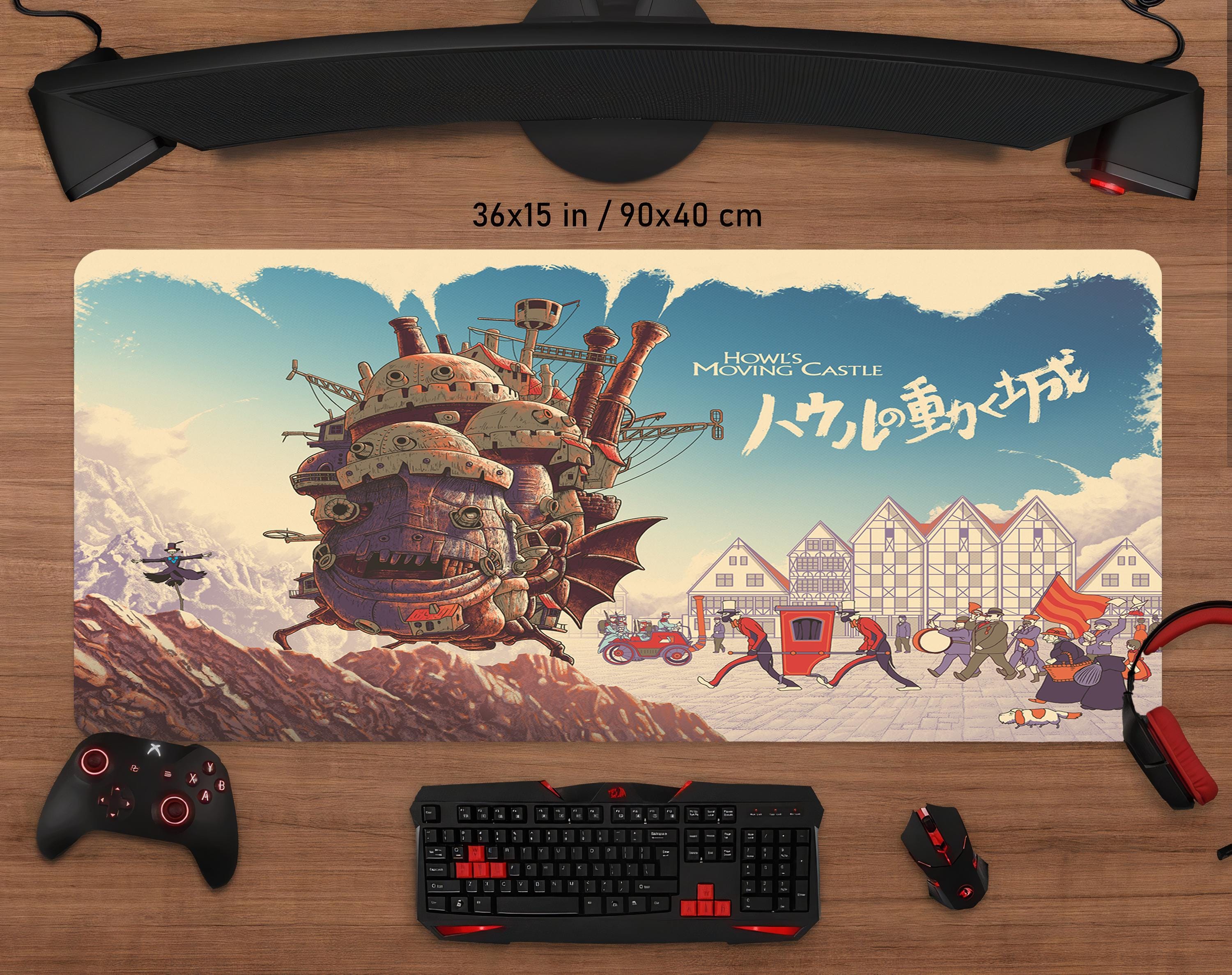 Howl's Moving Castle Mouse Pad • Personalized Printing • Gaming Mouse ...