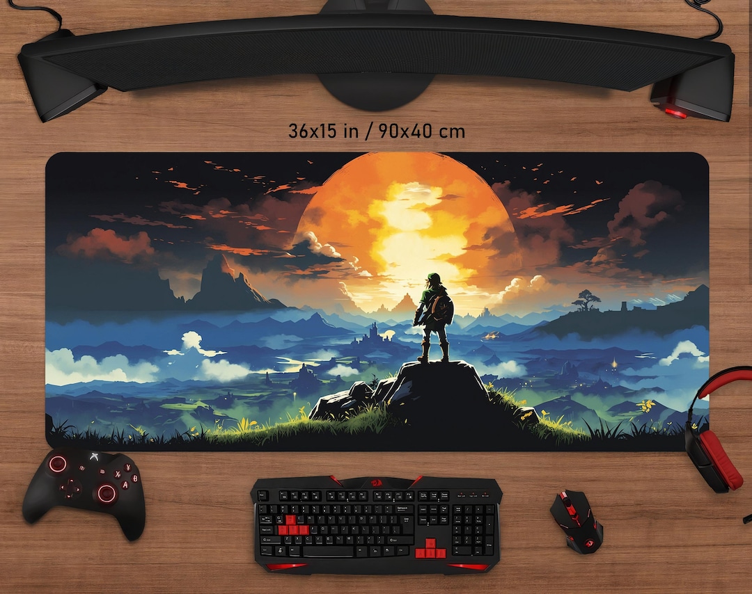 The Legend of Zelda Mouse Pad • Personalized Printing • Gaming Mouse ...