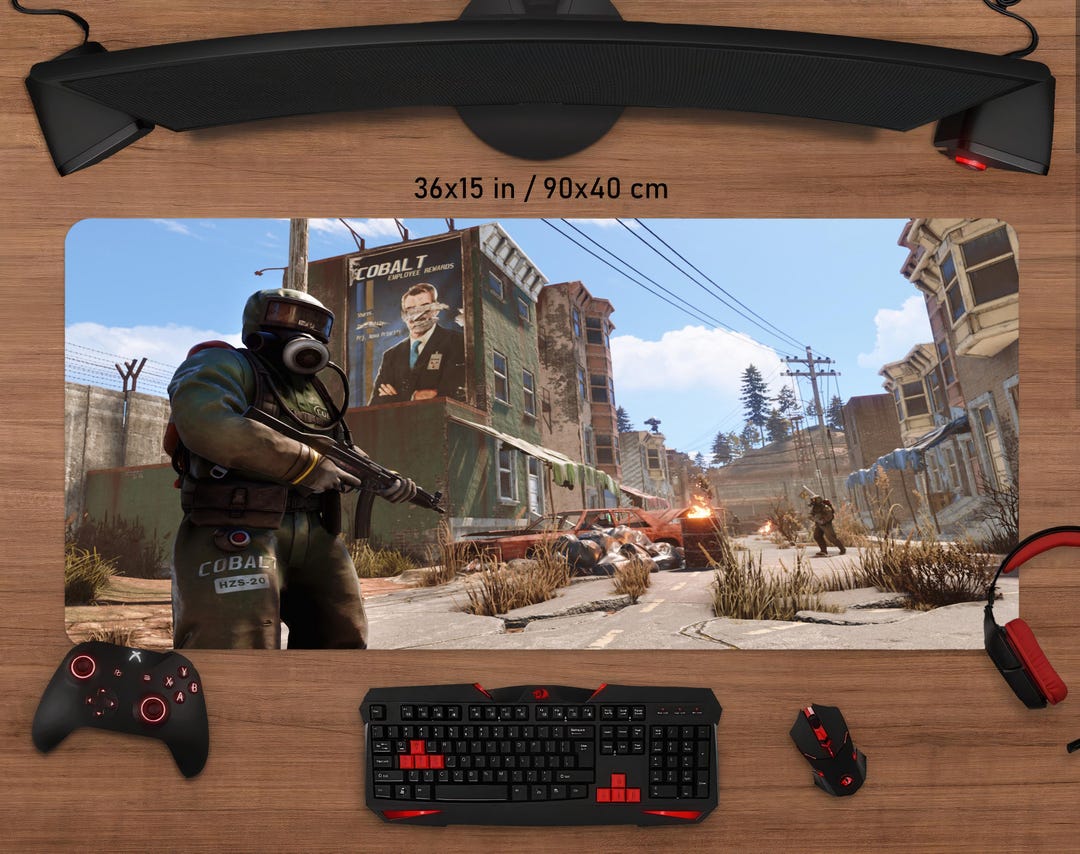 Rust Gaming Mouse Pad: Personalized Printing, Stitched Edges - Etsy
