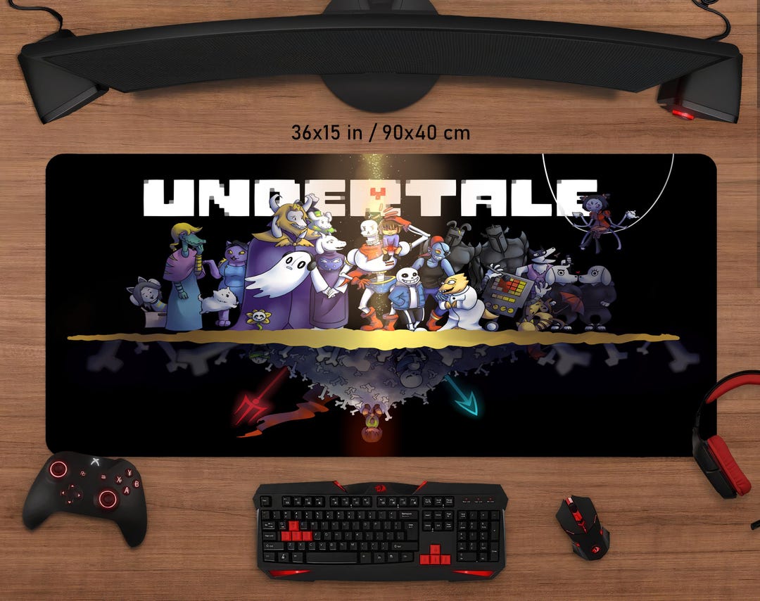 Undertale Gaming Mouse Pad: Personalized Anime Desk Mat - Etsy