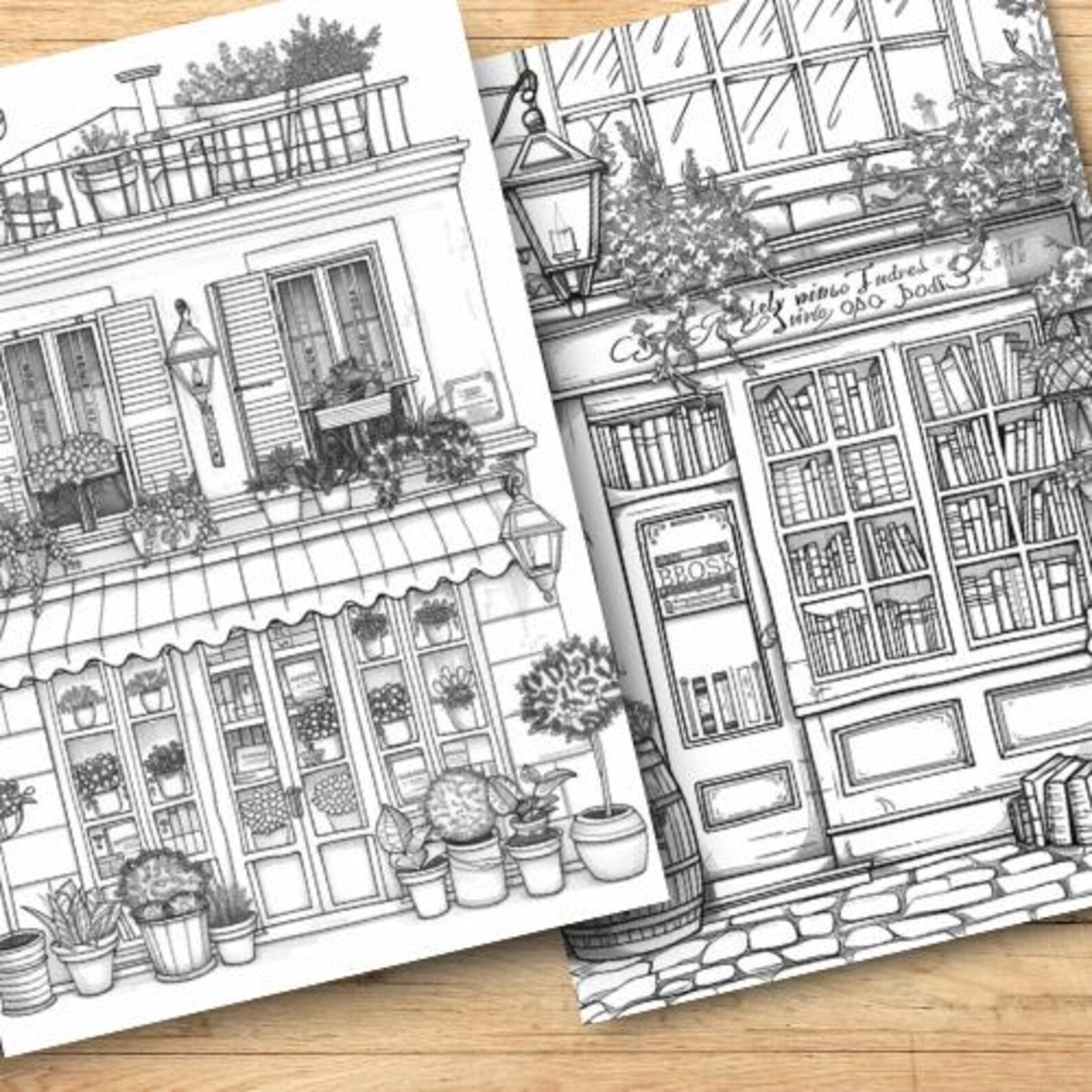15 Store Coloring Pages — Coloring Book for Adults and Children ...