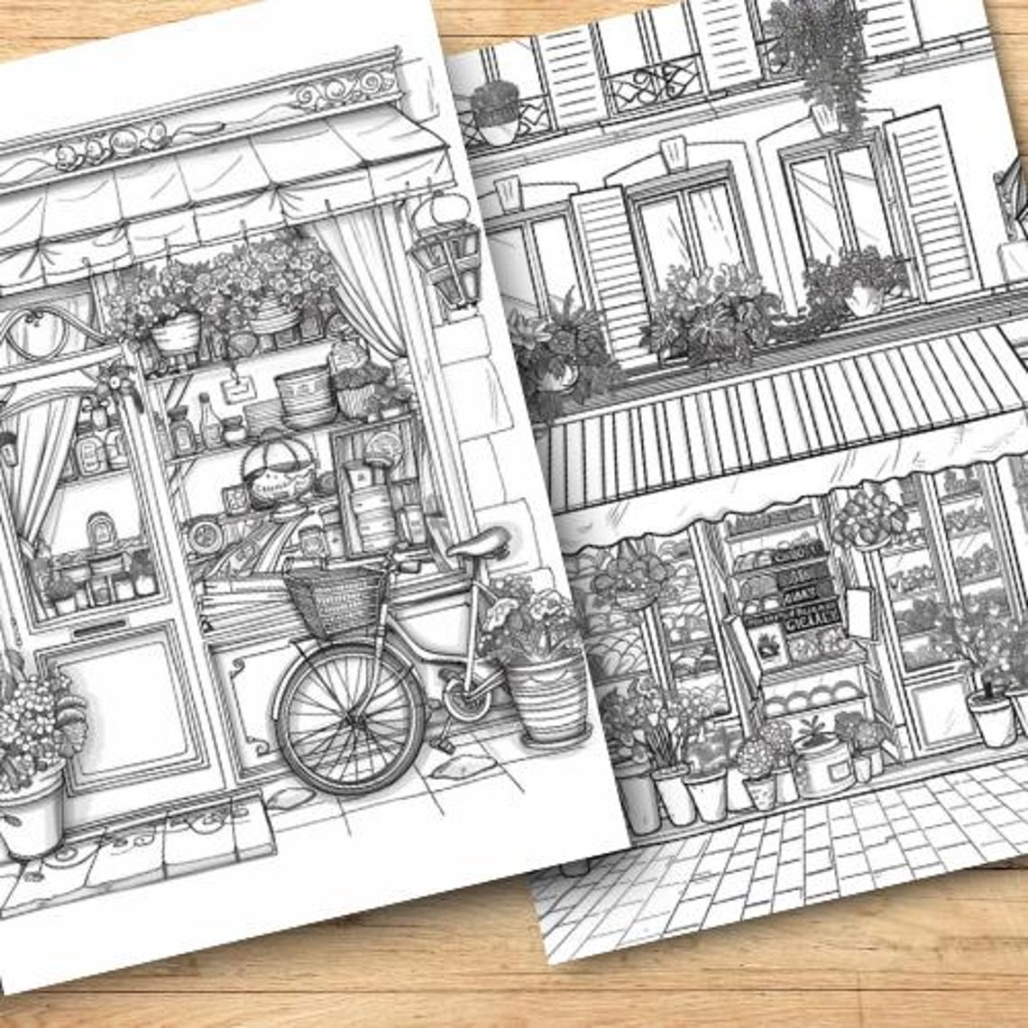 15 Store Coloring Pages — Coloring Book for Adults and Children ...