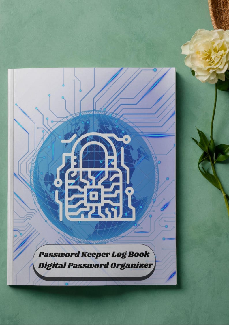 Editable Password Tracker | Printable Password Keeper Log Book ...