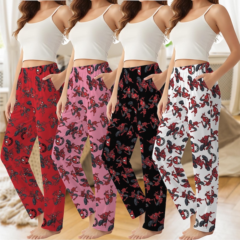 Spiderman Christmas Adult Pajamas - Etsy Canada