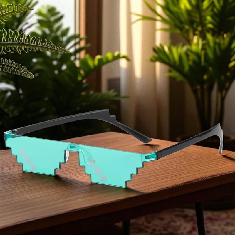 Pixel Glasses - Etsy