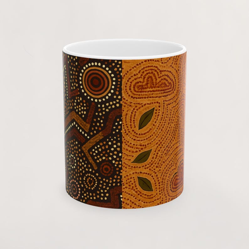 Native Australian Aboriginal Seamless Patterns Digital Paper Tribal ...