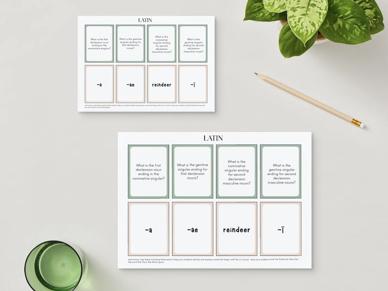 CC Challenge A Flashcards Printable PDF File & Editable on Canva ...