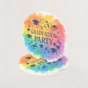 2025 Graduation 4 Doodle and Rainbow High Quality PNG Files for ...