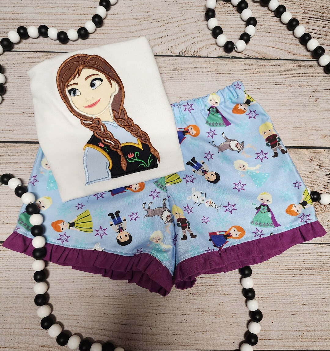 Anna Frozen Disney Girl Clothing Set Into the Unknown - Etsy