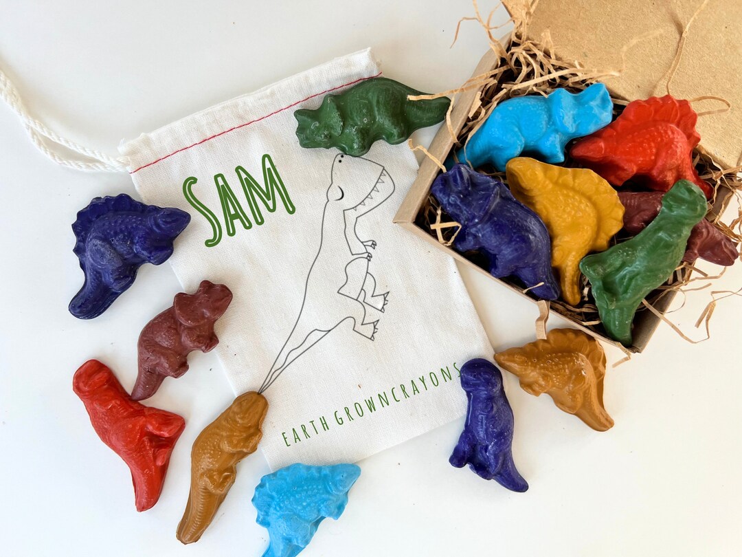Dinosaur Goodie Bag Crayons Eco Friendly Toy Birthday Gift Dinosaur ...