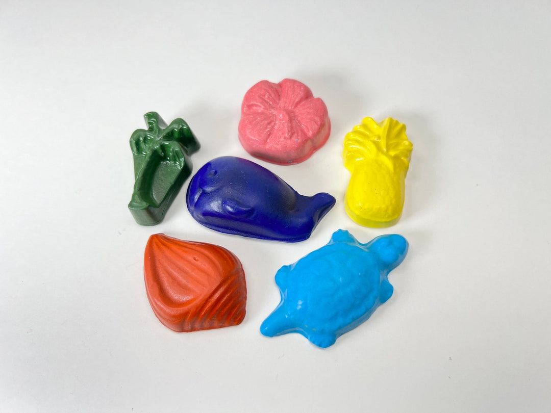 Beach Party Fun Soy Crayons - Tropical Island Colors - Non Toxic Craft ...