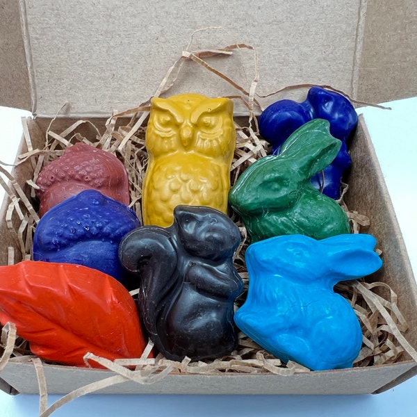 Animal Crayons - Etsy