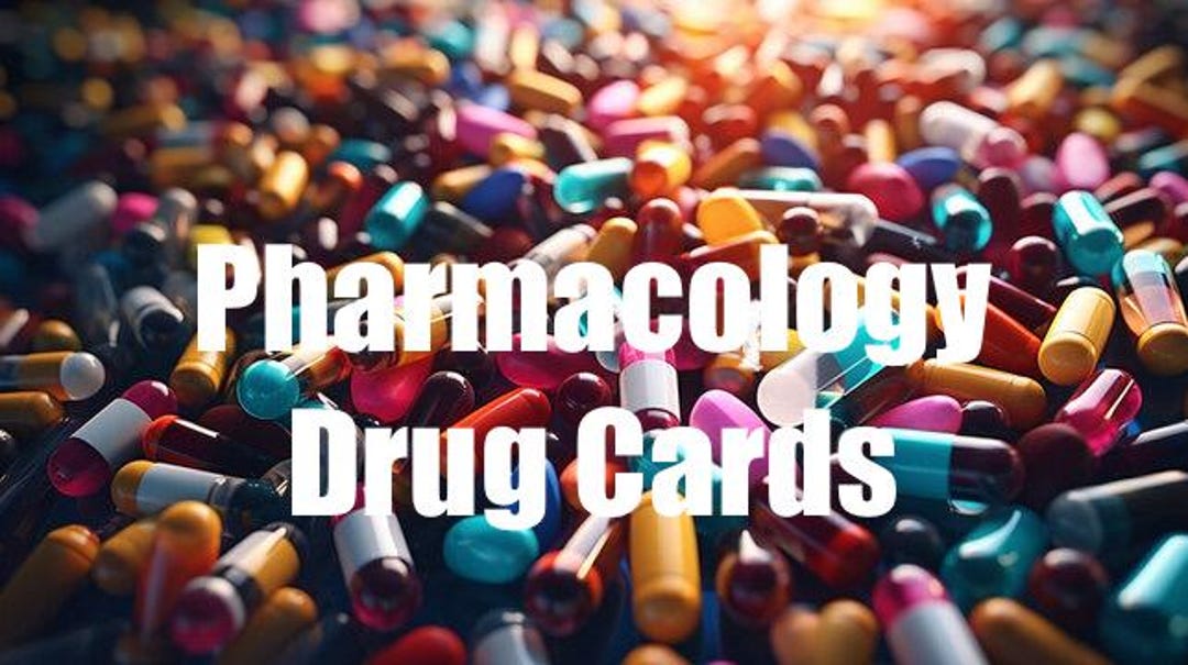 EMT Pharmacology Drug Cards - Etsy