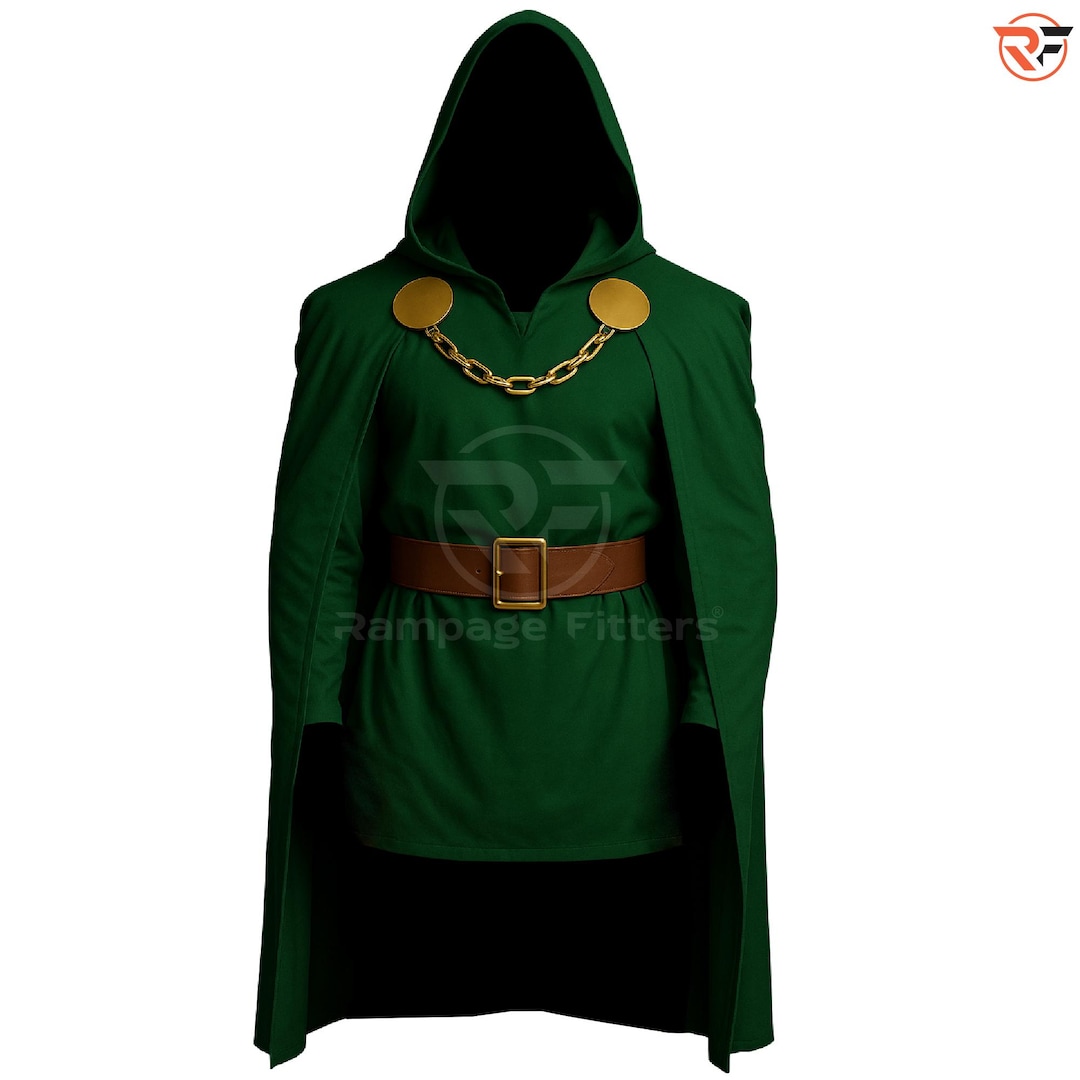 Doctor Doom Inspired Green Canvas Cloak: Villain Cosplay Costume - Etsy