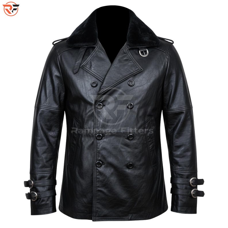 Leon Kennedy Jacket | RE9 Requiem Black Leather Jacket | Resident's ...