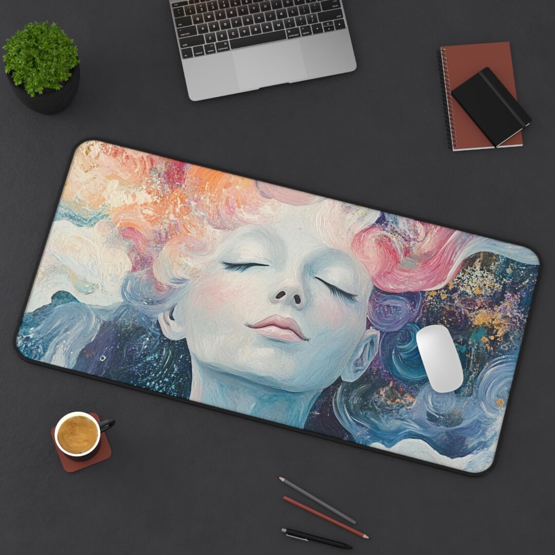Dreamy Woman Mouse Pad, Positive Affirmations, Positivity Mousepad ...