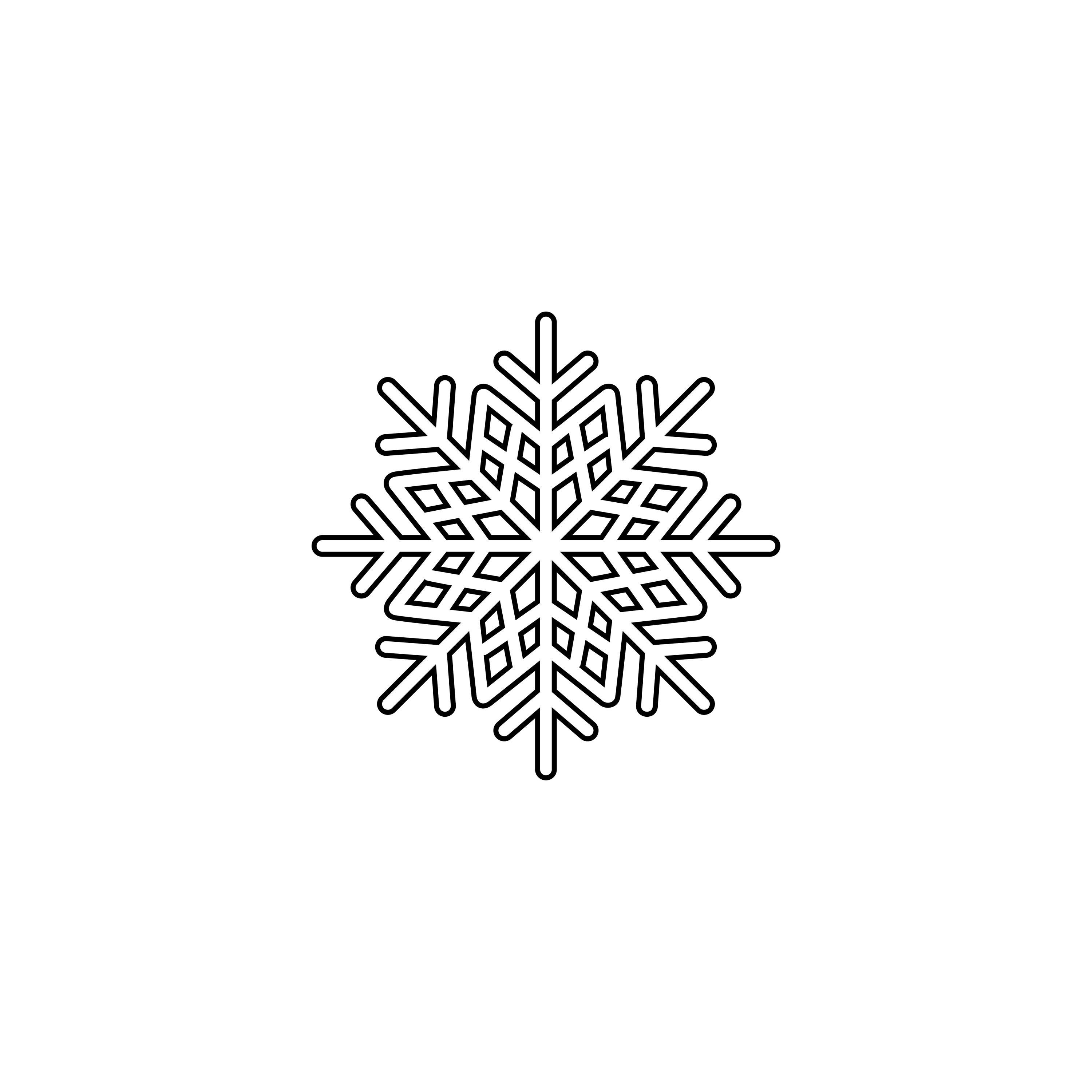 Snowflake SVG Bundle, Winter Clipart (digital Download) - Etsy