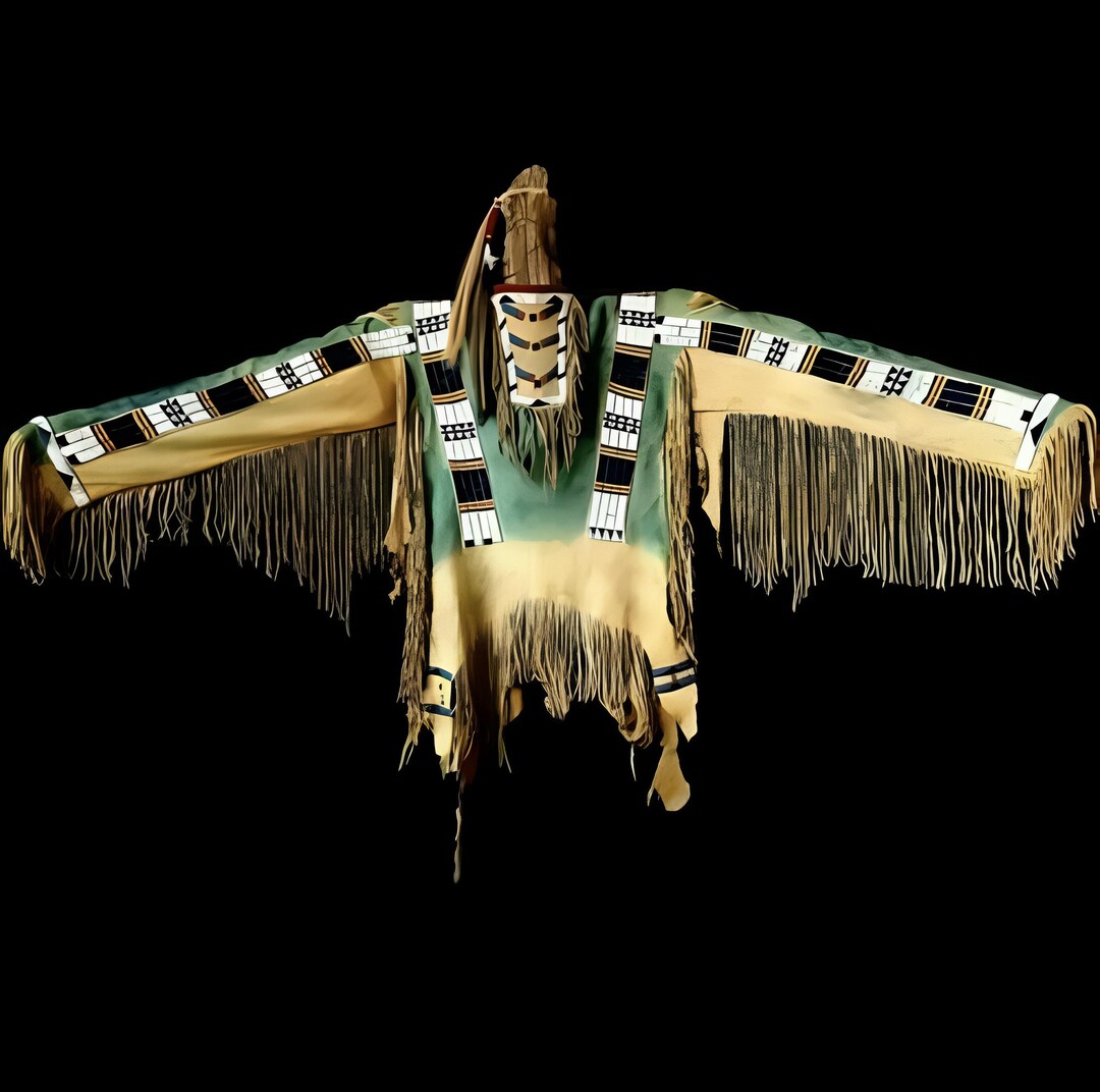 Old Style Native American, Fringe Jacket, Handcrafted Attire, Heritage ...
