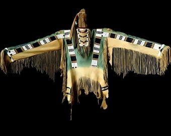 Old Style Native American, Fringe Jacket, Handcrafted Attire, Heritage ...