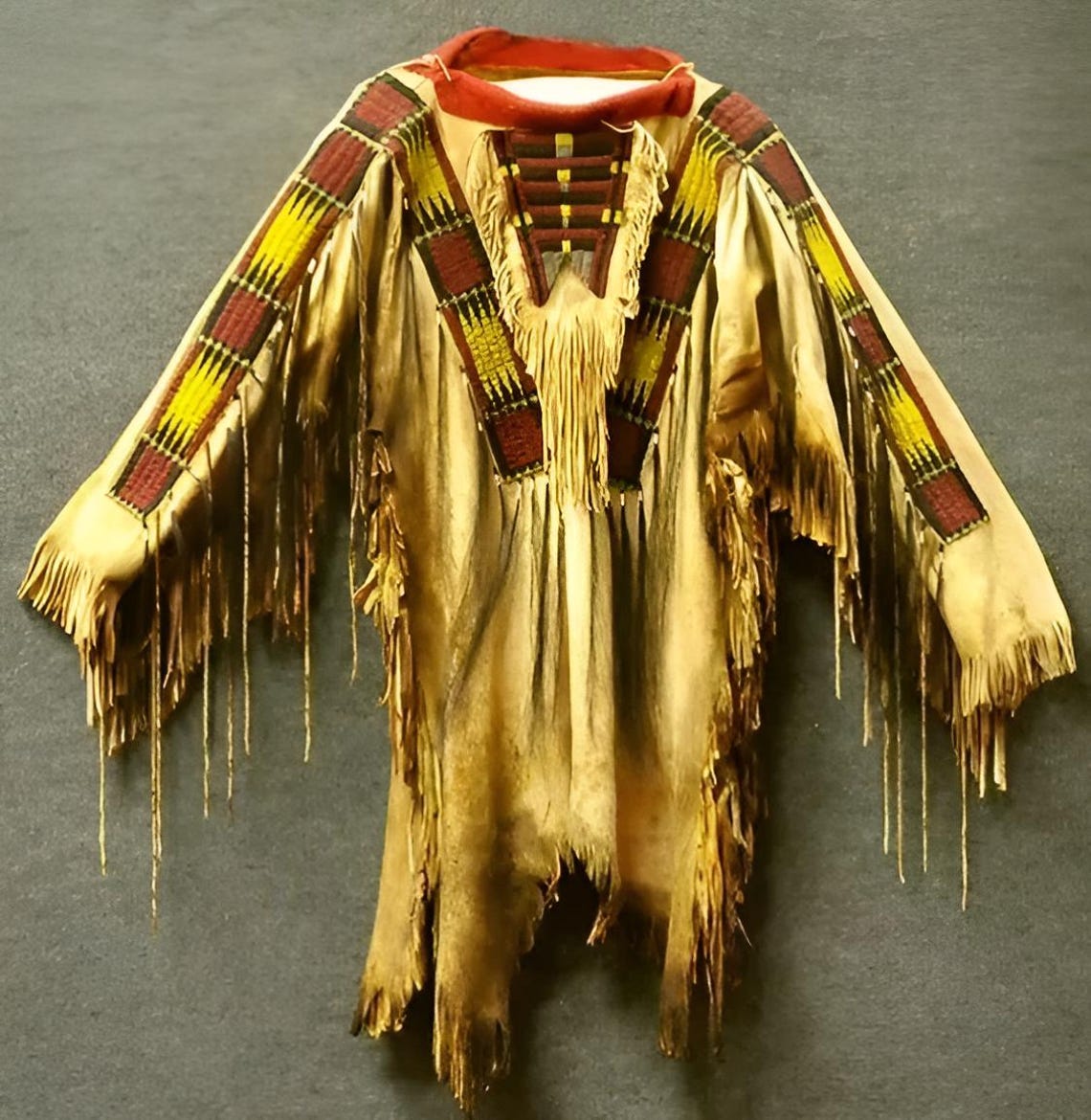 Old Style Native American, Fringe Jacket, Handcrafted Attire, Heritage ...
