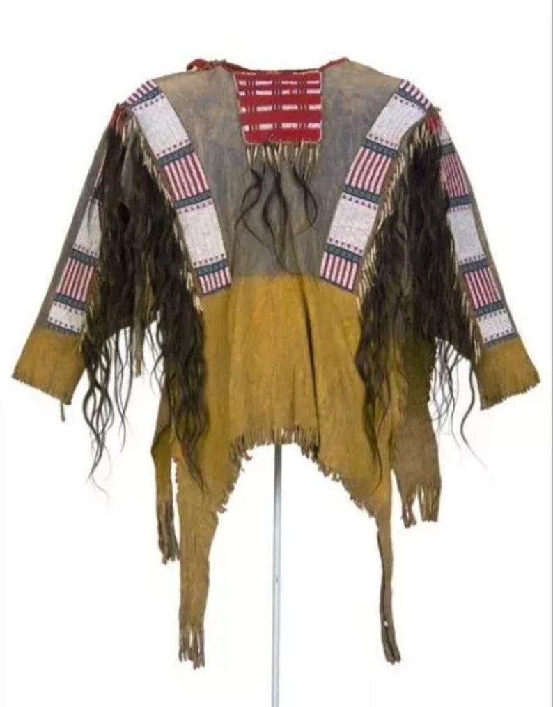 Old Style Native American, Fringe Jacket, Handcrafted Attire, Heritage ...