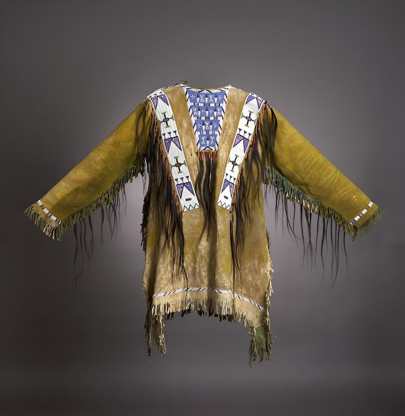 Old Style Native American, Fringe Jacket, Handcrafted Attire, Heritage ...