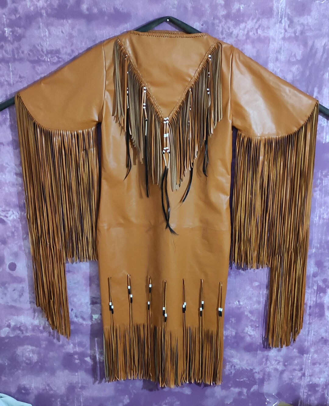 Old Style Native American, Fringe Jacket, Handcrafted Attire, Heritage ...