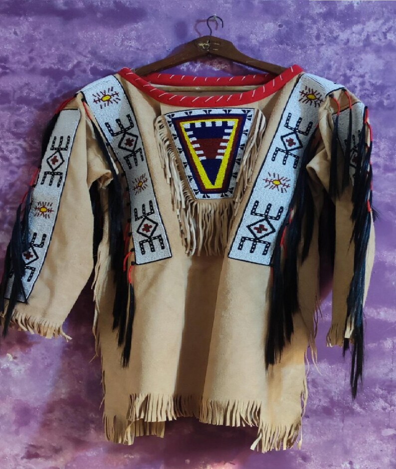 Old Style Native American, Fringe Jacket, Handcrafted Attire, Heritage ...
