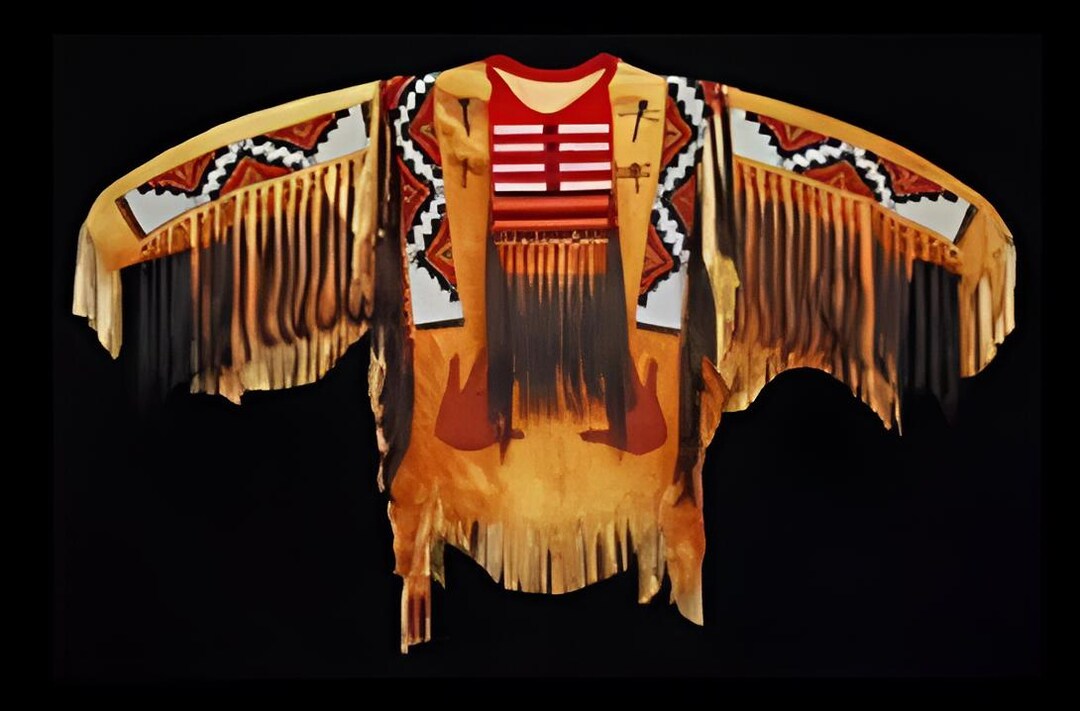 Old Style Native American, Fringe Jacket, Handcrafted Attire, Heritage ...