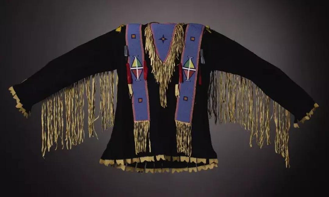 Old Style Native American, Fringe Jacket, Handcrafted Attire, Heritage ...