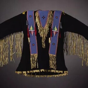 Old Style Native American, Fringe Jacket, Handcrafted Attire, Heritage ...