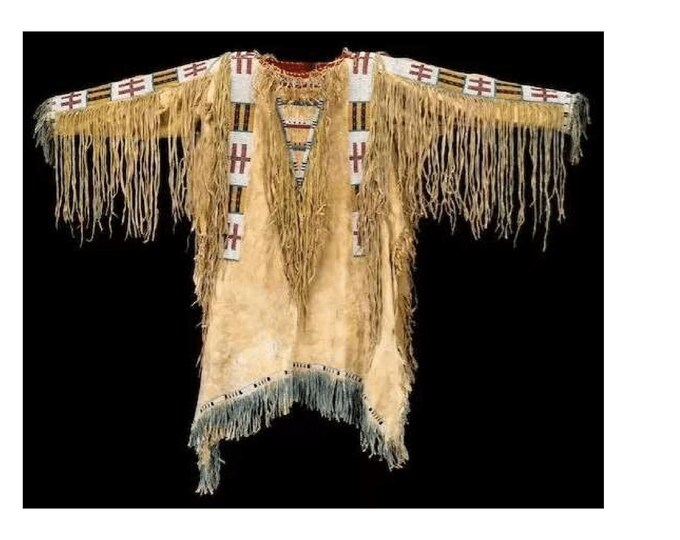 Old Style Native American, Fringe Jacket, Handcrafted Attire, Heritage ...