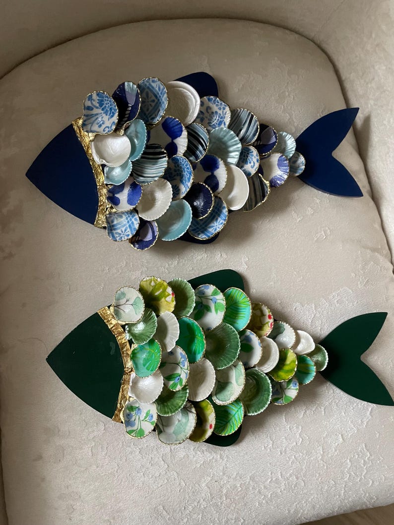 Custom Oyster Shell Wall Art - Etsy