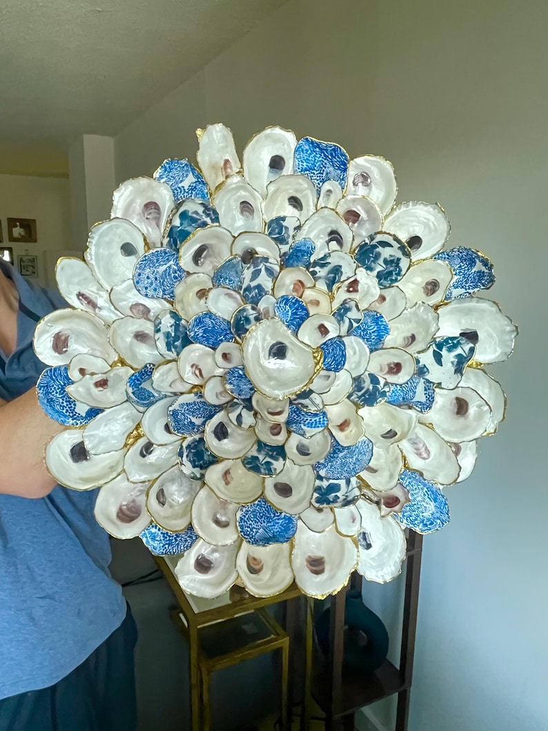 Custom Oyster Shell Wall Art - Etsy