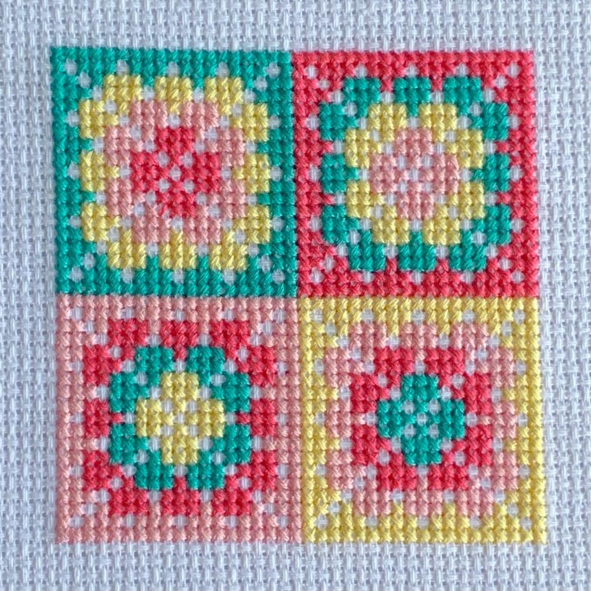 Granny Squares - Cross Stitch Pattern - PDF Download - Etsy