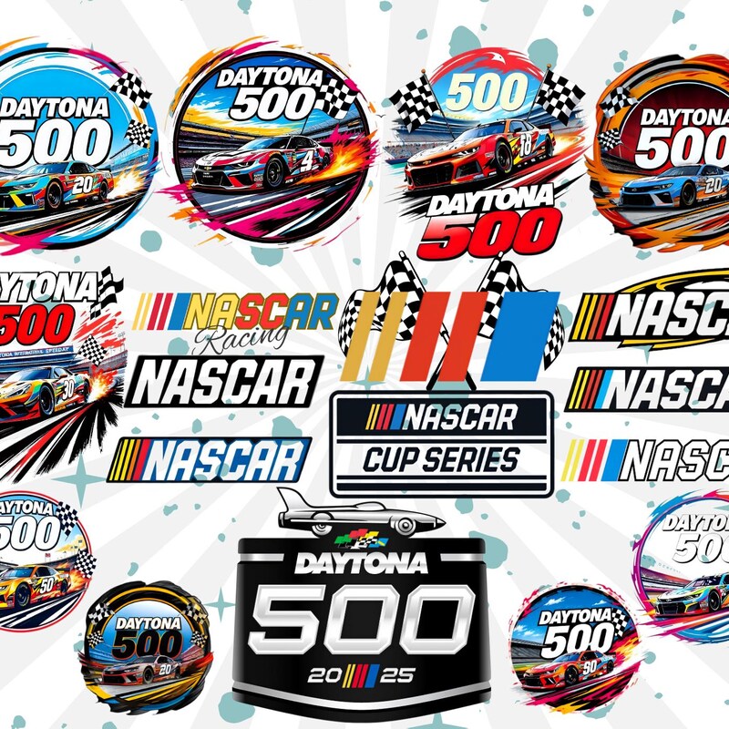 Nascar Stickers - Etsy