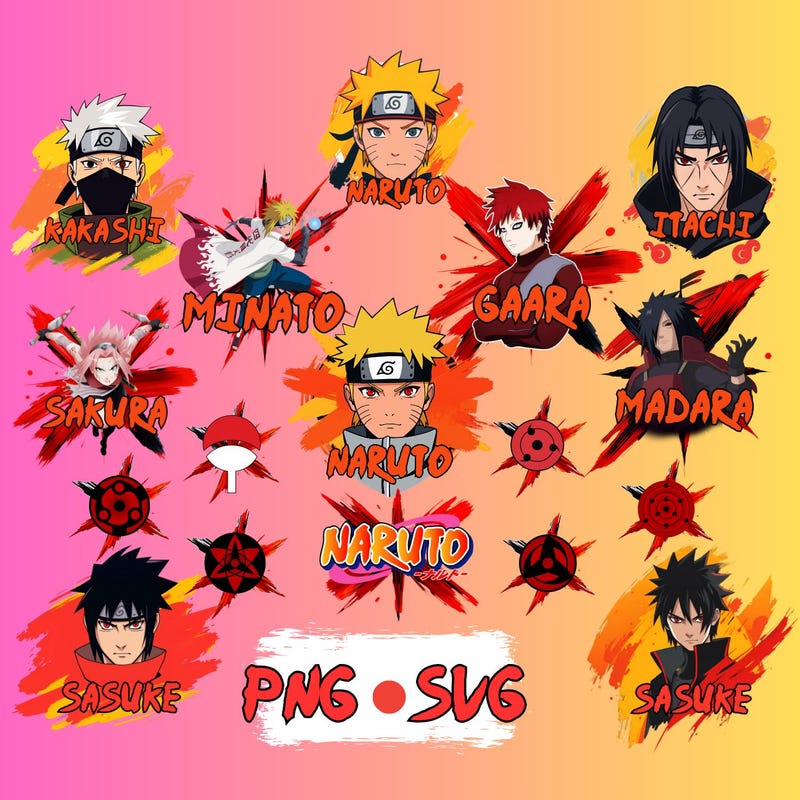 Naruto Stickers - Etsy