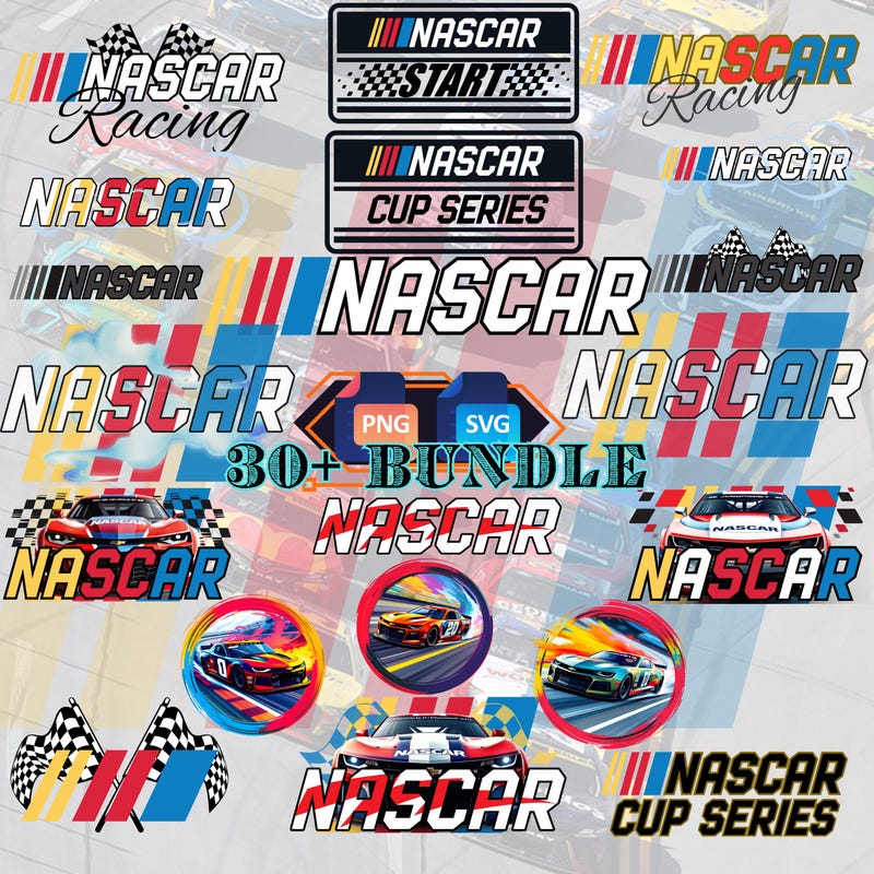 Nascar Svg Files - Etsy