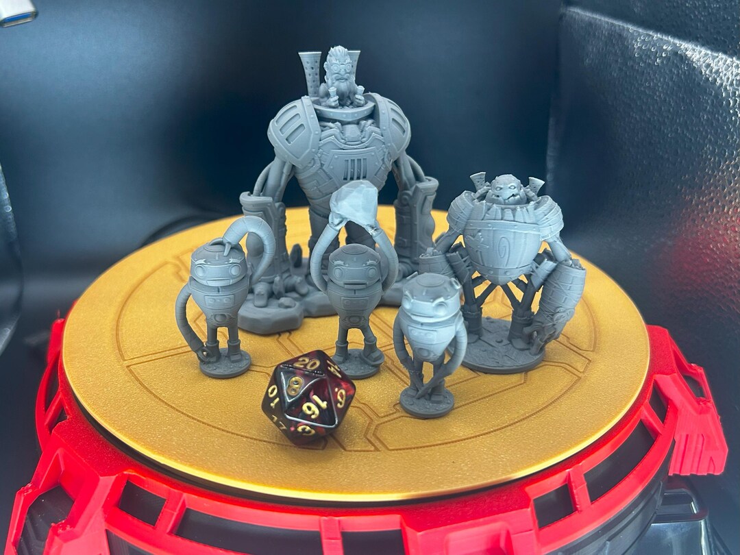 Artificers Will Miniature Set With 3 Automotons, a Barrel Golem and a ...