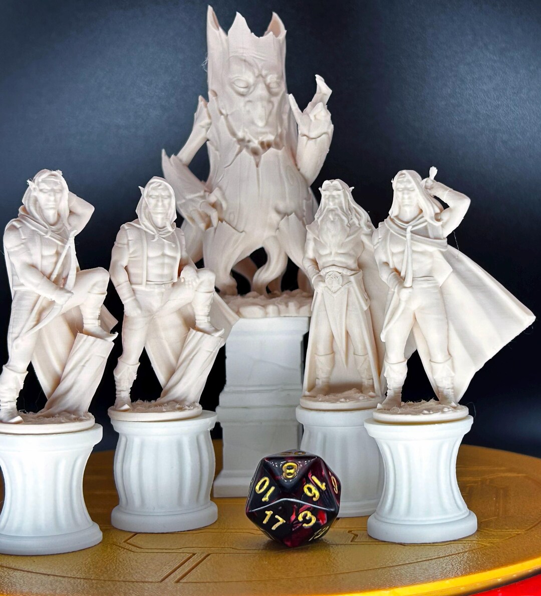 Deep Wood Expedition Miniature Set With Elves and a Corrupted Ent! 54mm ...