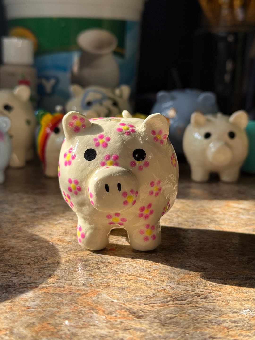 Clay Piggy Bank - Small - Etsy