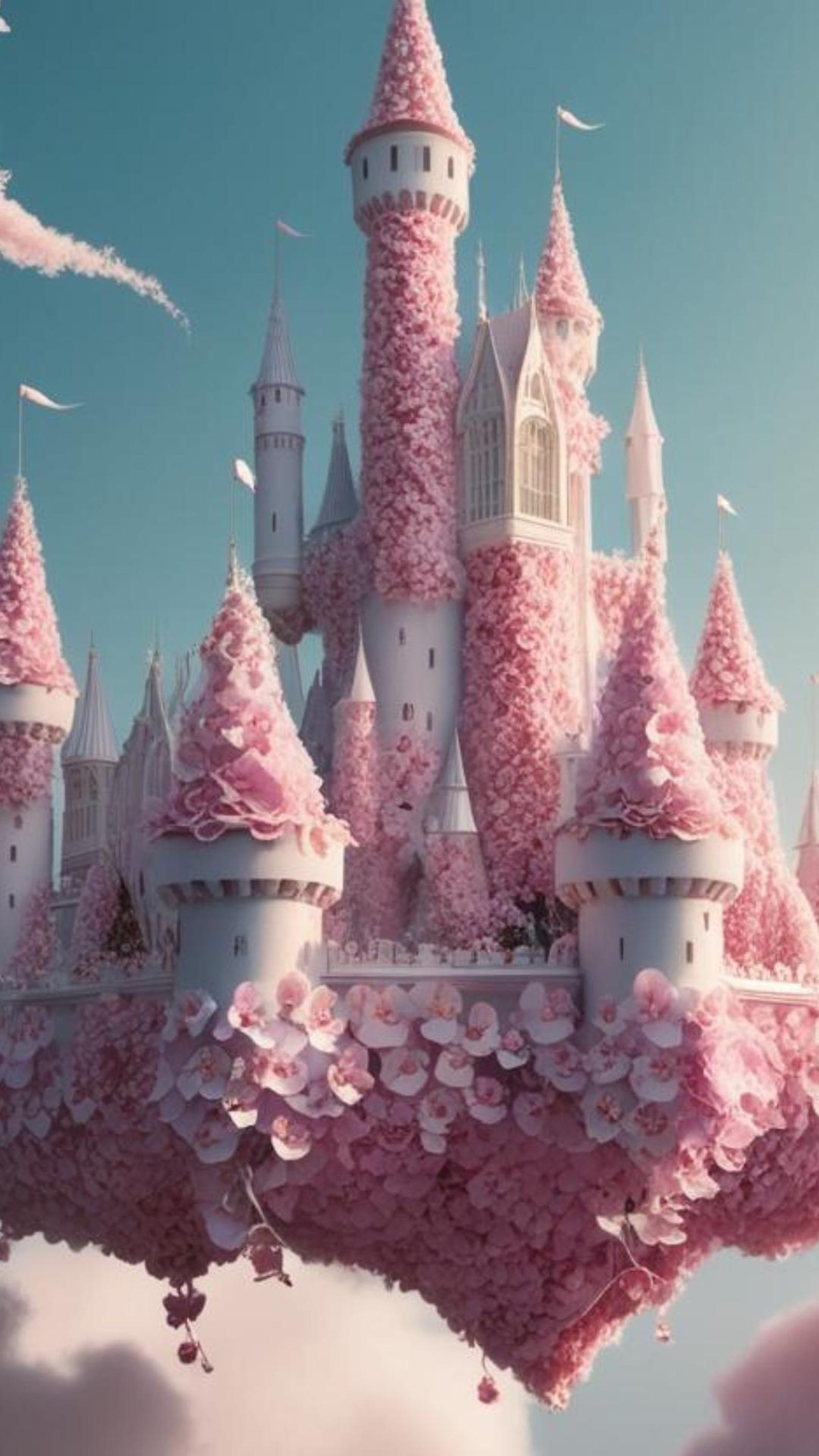 Fairy Tale Castle Wallpaper - Etsy