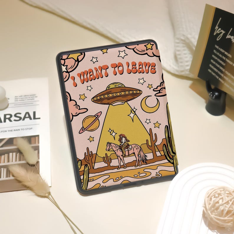 Custom I Want to Leave Cool Kindle Case for Kindle Colorsoft,kindle 8 ...