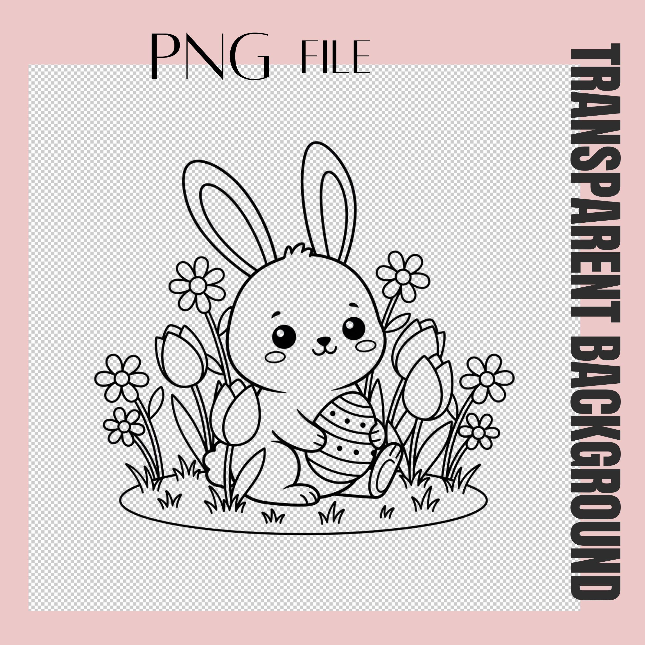 Easter Coloring Pages | Line Art Activity Book (ages 3-8) (digital ...